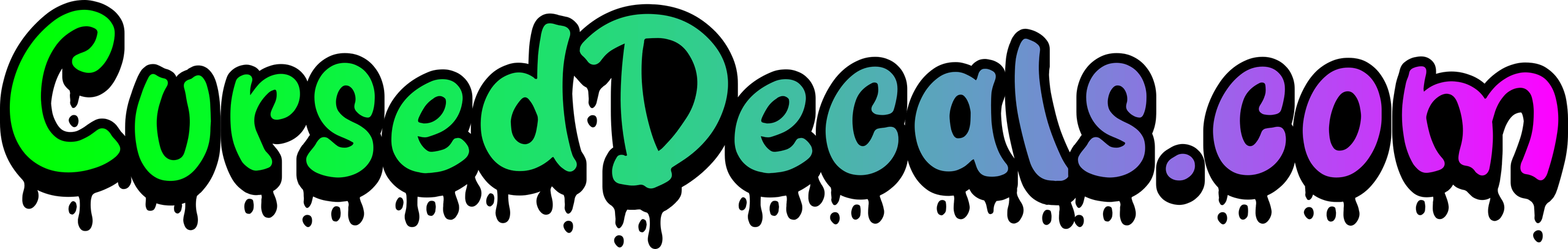 10" Cursed Decals Decal | Cursed Decals